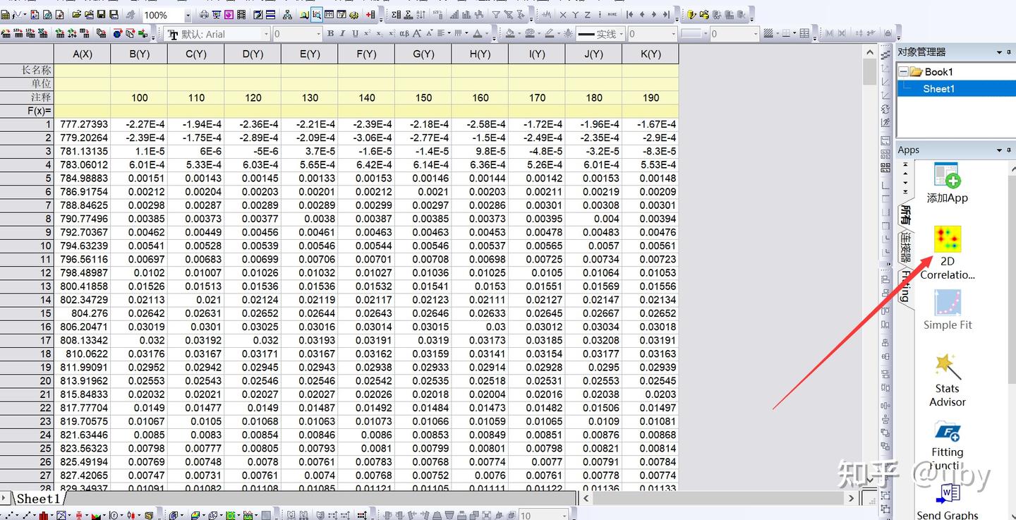 二维相关（2D-COS）基于OriginPro2021 - 知乎