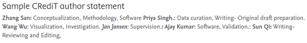投稿时需要附上Credit Author Statement，这是个什么东东？ - 知乎
