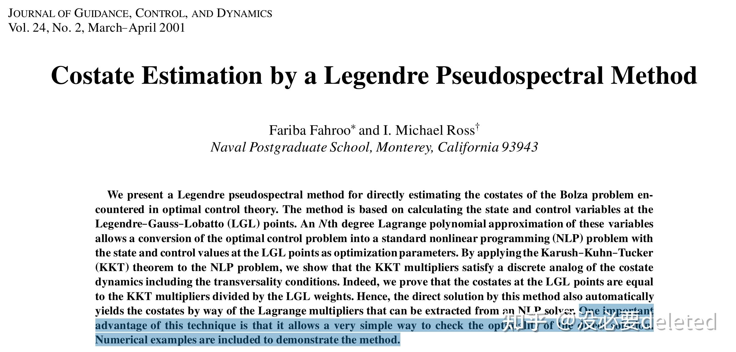 《伪谱法学习笔记》系列第2回 - 知乎