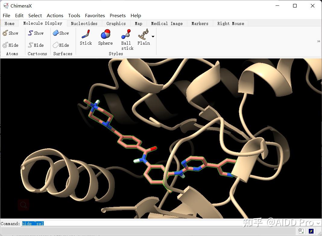手把手教你使用ChimeraX进行蛋白-配体相互作用的分析与绘图（中篇） - 知乎
