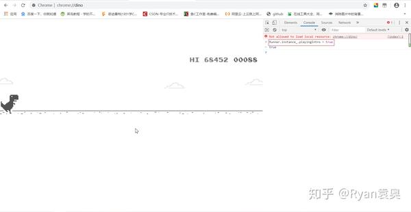 谷歌小恐龙修改无敌刷分 - 知乎