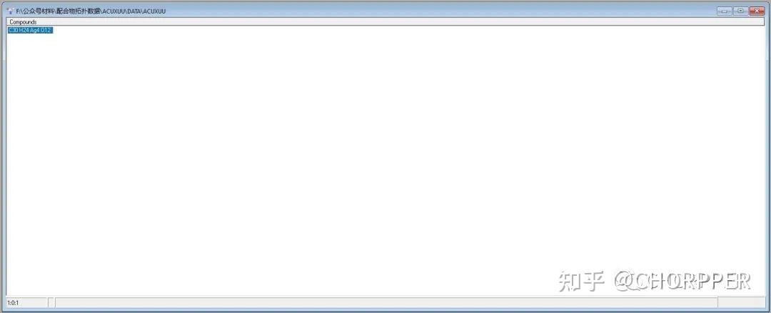 拓扑结构分析软件Topos Pro使用教程 - 知乎