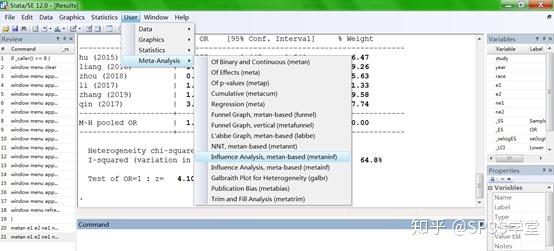 Meta分析系列之（五）二分类变量的Stata操作 - 知乎
