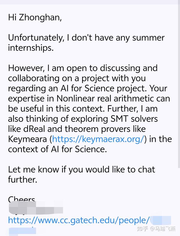 [25 Fall] CS PhD暑研套磁总结 - 知乎