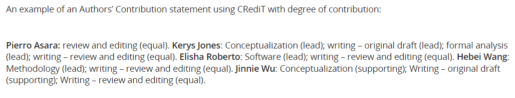 Author statement 该怎么写？ - 知乎