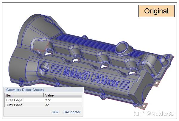 【焦点文章】Moldex3D CADdoctor 快速修复几何模型 打造高质量网格 - 知乎