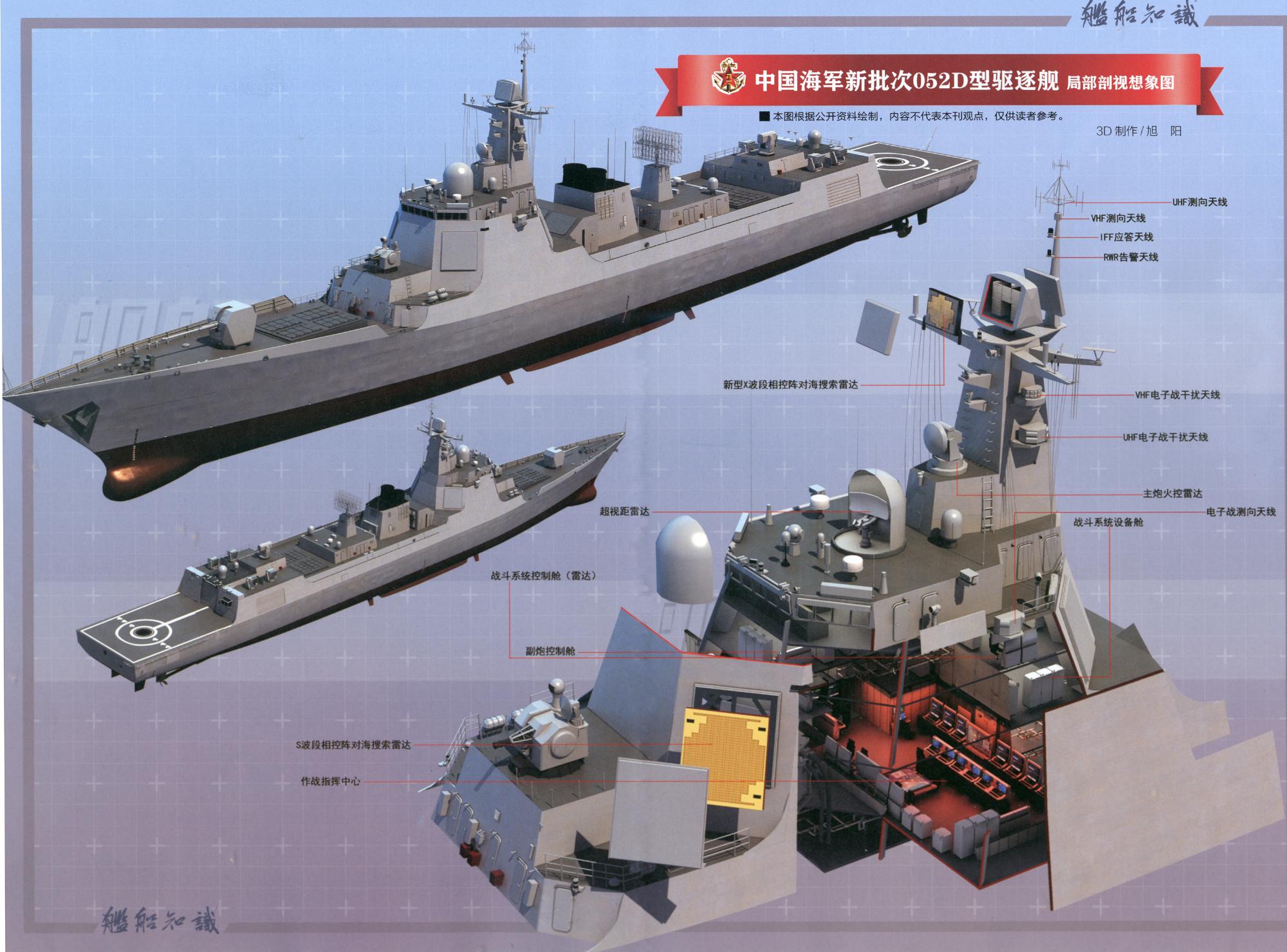 第36艘052D驱逐舰曝光，第四批次052D不只10艘。 - 知乎