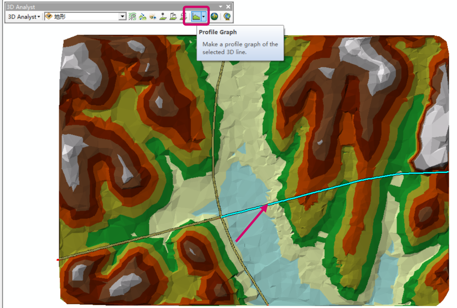 ArcGIS-ArcMap 实现道路在曲面上的走线及剖面图的生成 - 知乎