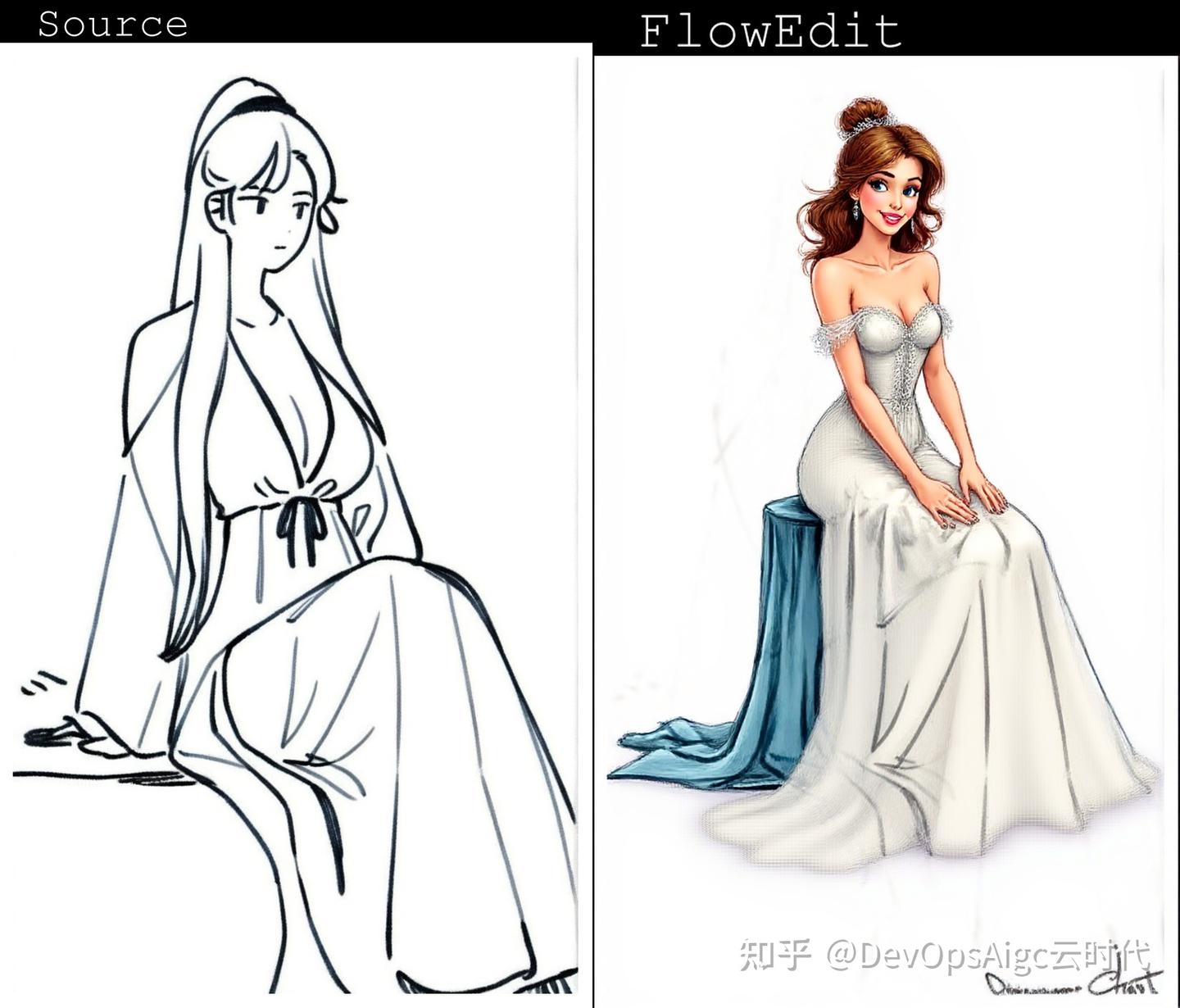 ComfyUI 图像编辑FlowEdit 对比 局部重绘FluxFill，异常强大的插件FluxTapoz！ - 知乎