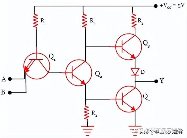 9种TTL电路使用方法，工作原理 +电路图，通俗易懂，几分钟就搞定 - 知乎