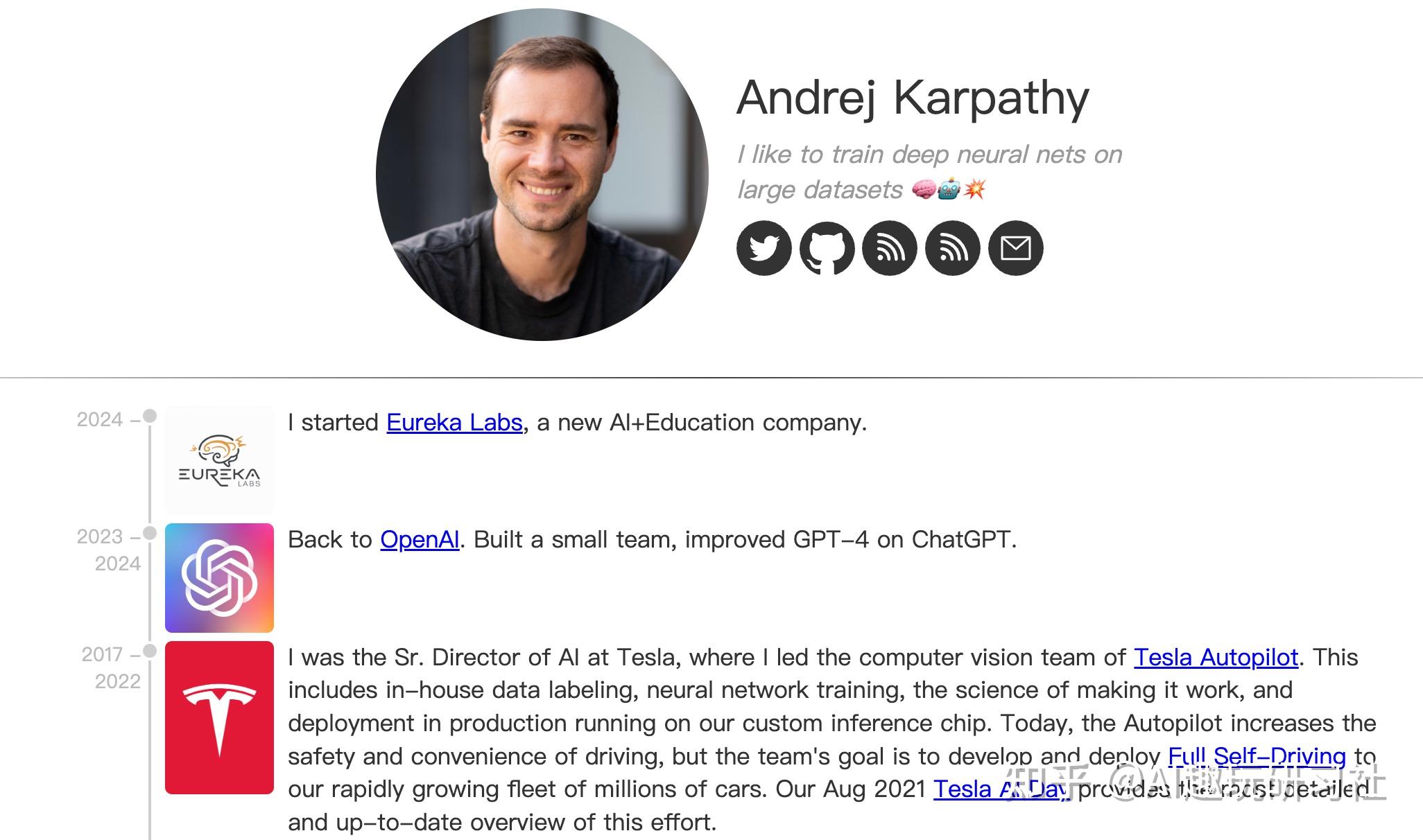 跟大神 Andrej Karpathy 学 AI - 知乎