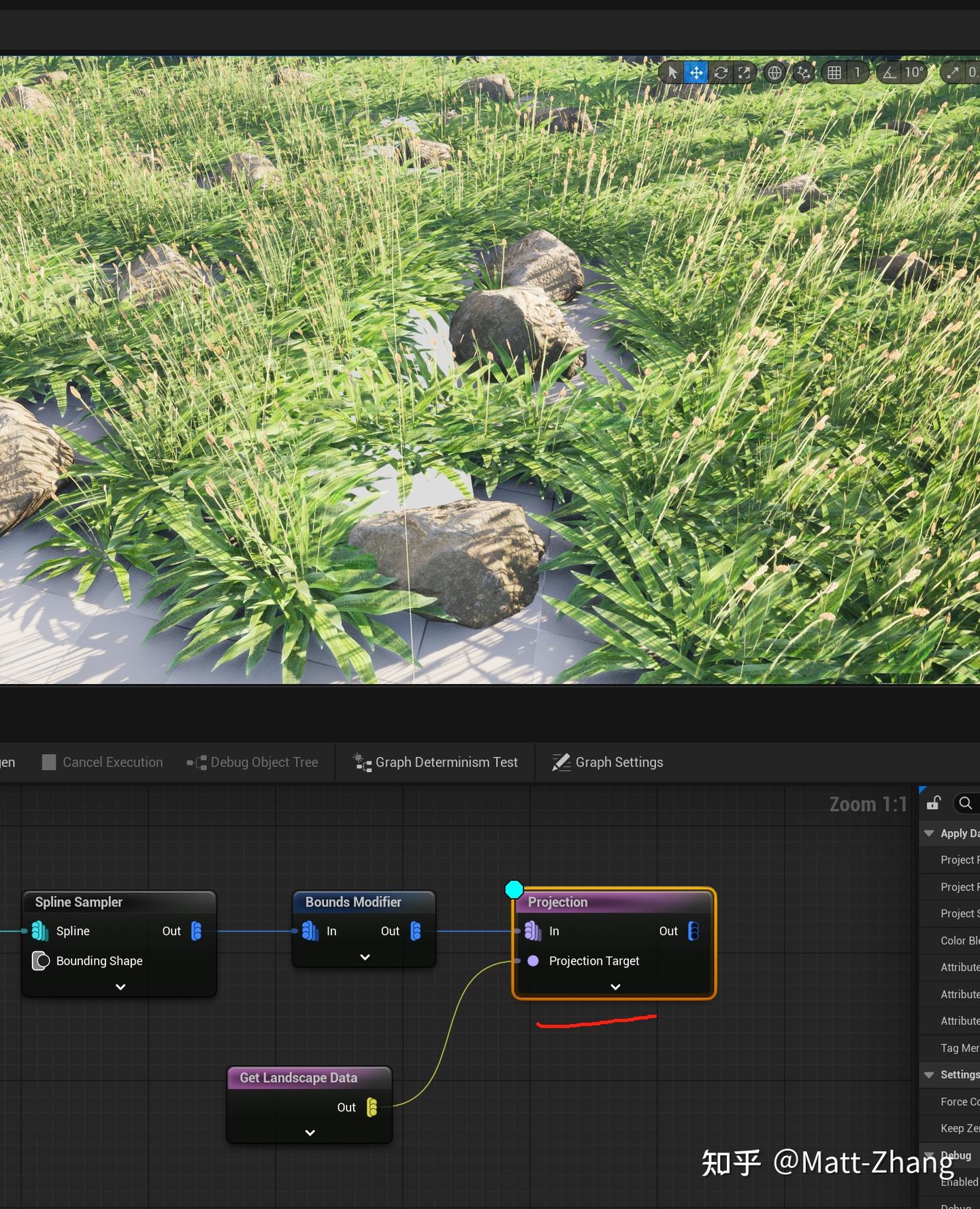 UE5.5｜PCG程序化内容生成｜第5节｜Spline实践 | 运用 PCG 技术创建类似道路或河流效果的方法 - 知乎
