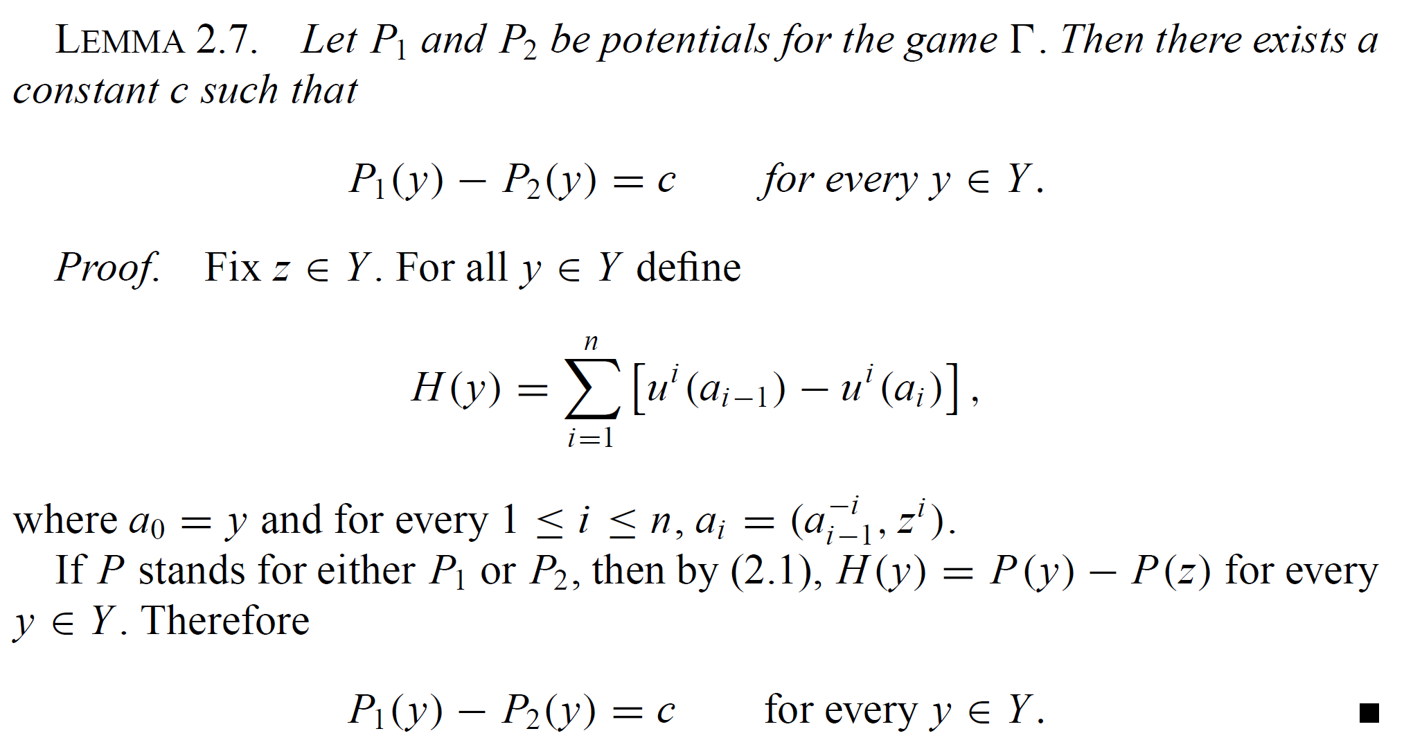 Potential Game（位势博弈） - 知乎