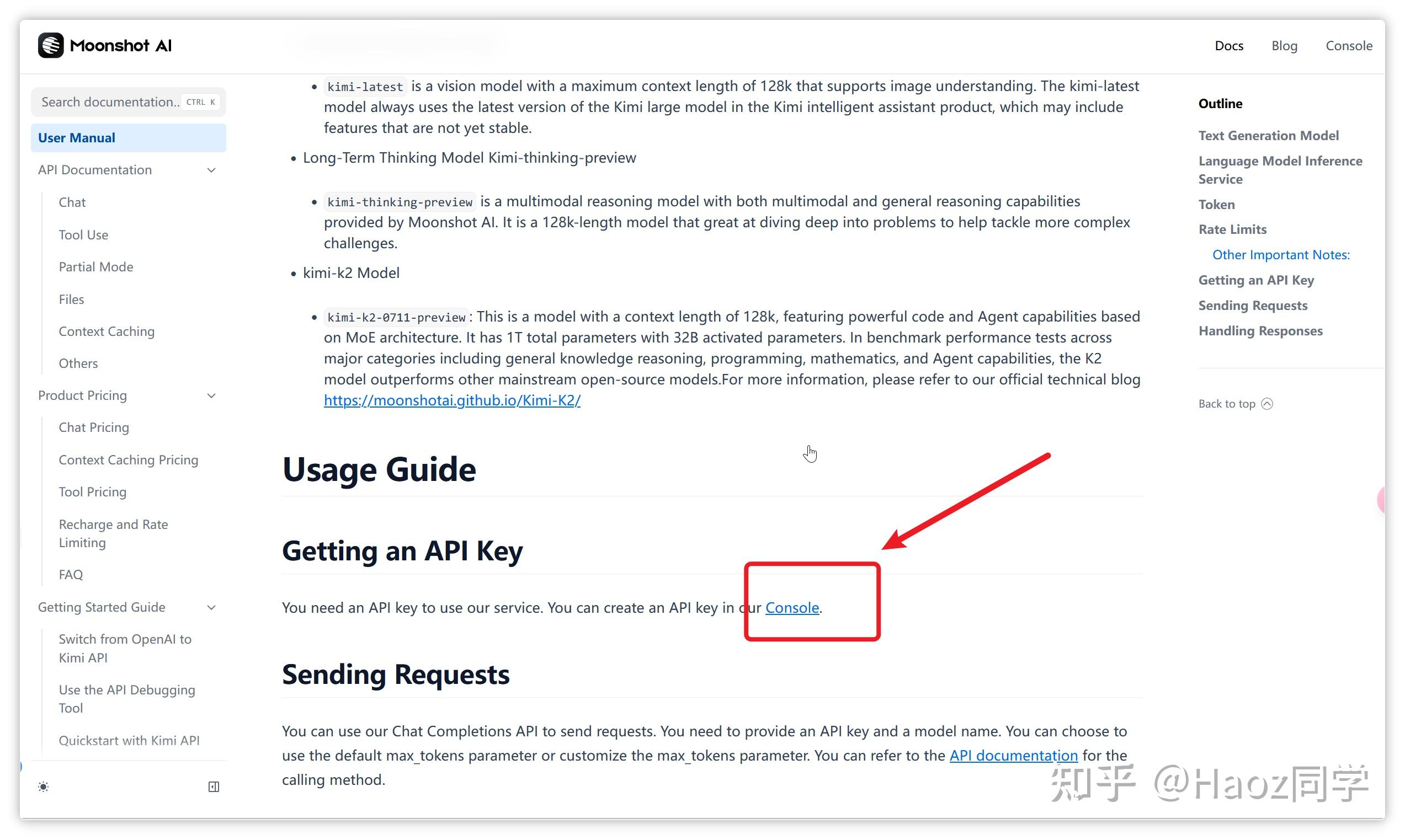 让 Claude Code 使用 Kimi K2 模型：手把手教你获取Kimi K2 API Key教程 - 知乎
