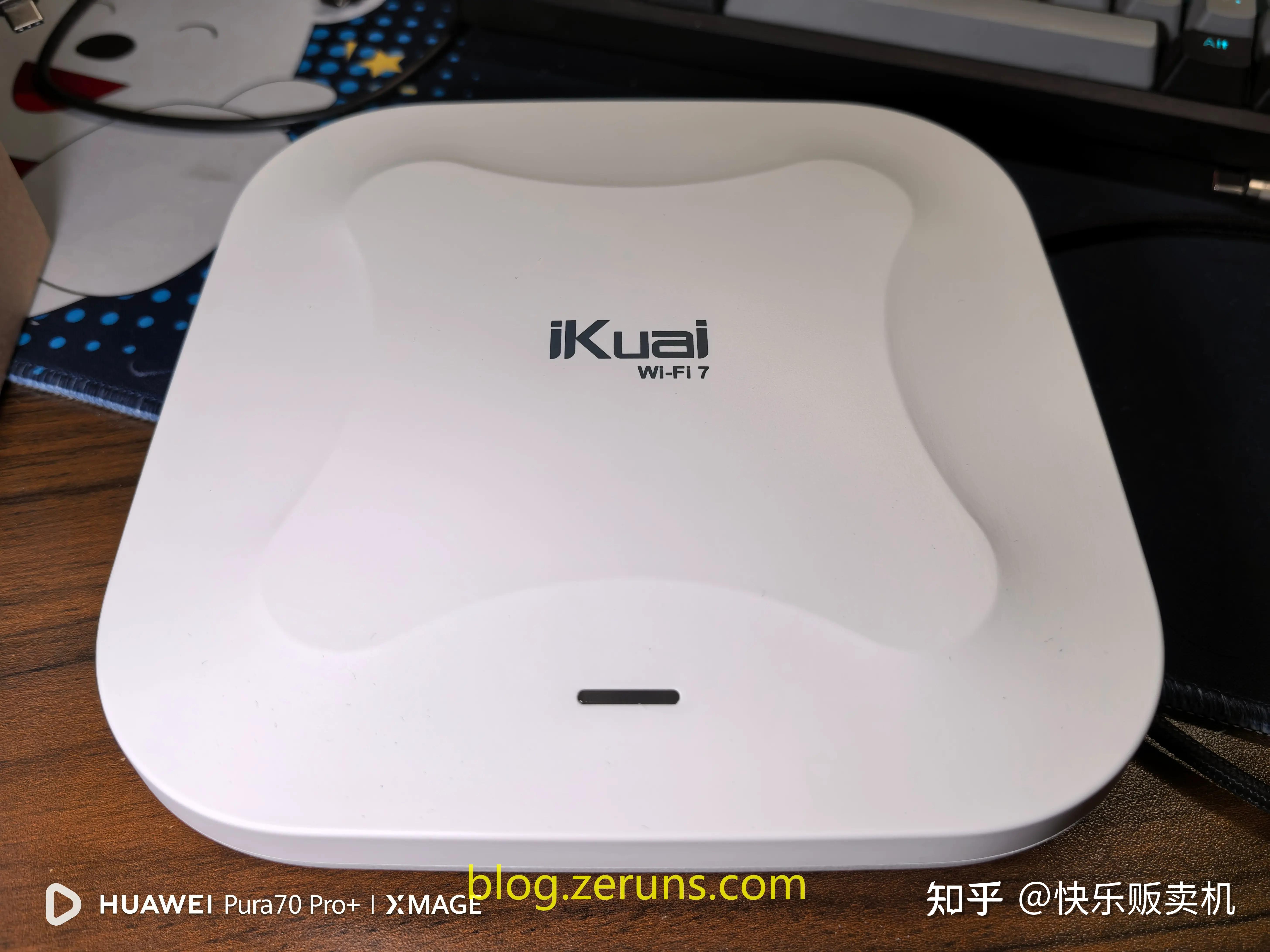 爱快 IK-X9 吸顶AP 简单开箱评测和拆解，三频WiFi7，BE5000，2.5G网口 - 知乎