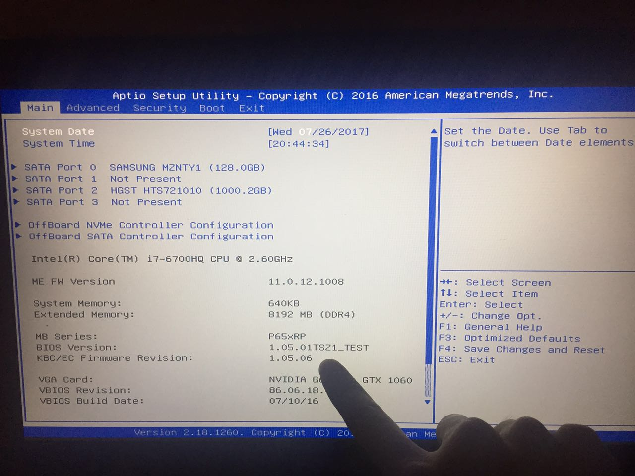 神舟 Z7 sp7s2 蓝天 P65xRP 刷BIOS小记 - 知乎