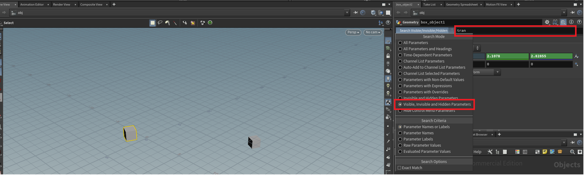 Houdini入门笔记（三）Parameters & Select Objects & Select Geometry - 知乎