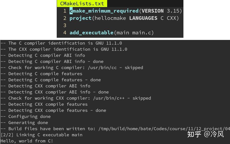 CMake各种项目配置变量的设置及作用 - 知乎