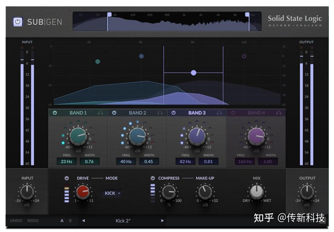 潜入深沉的低音：solid State Logic继续扩展其插件，推出次低音谐波合成器插件subgen 知乎 3918