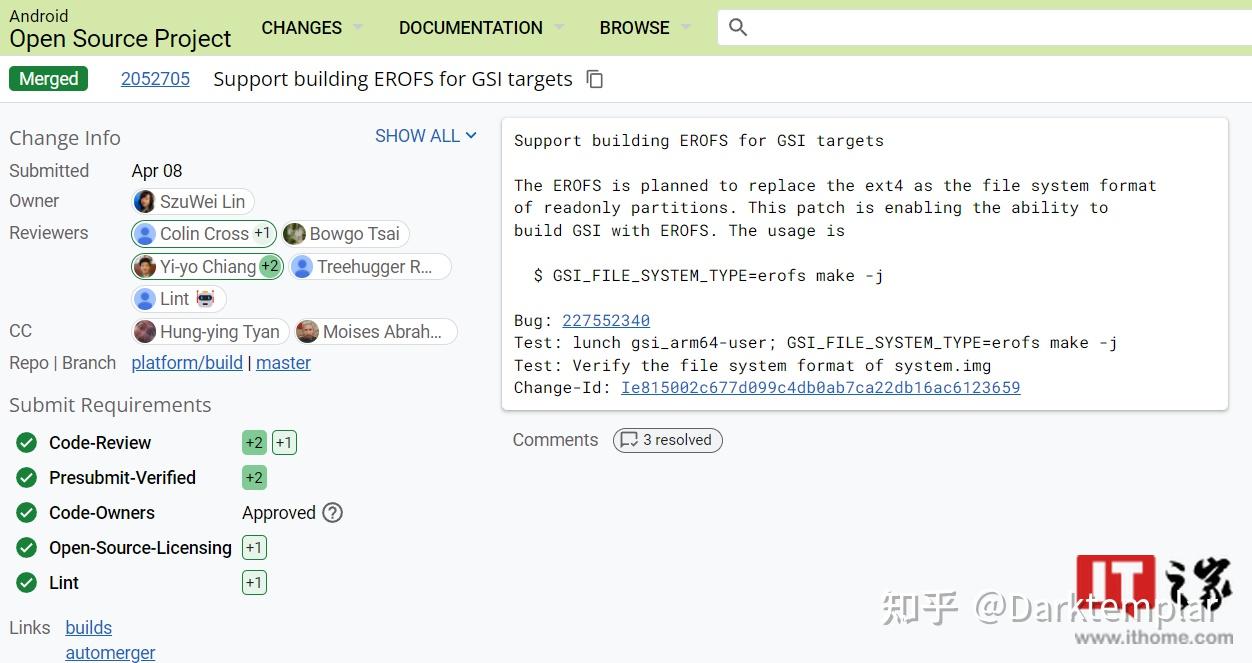 曝 Android 13 计划默认采用华为 EROFS 超级文件系统，替换 EXT4 作为只读分区格式 - 知乎