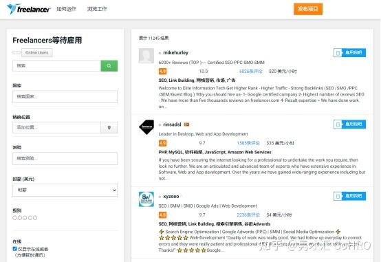 Freelancer——自由职业者零工平台 - 知乎