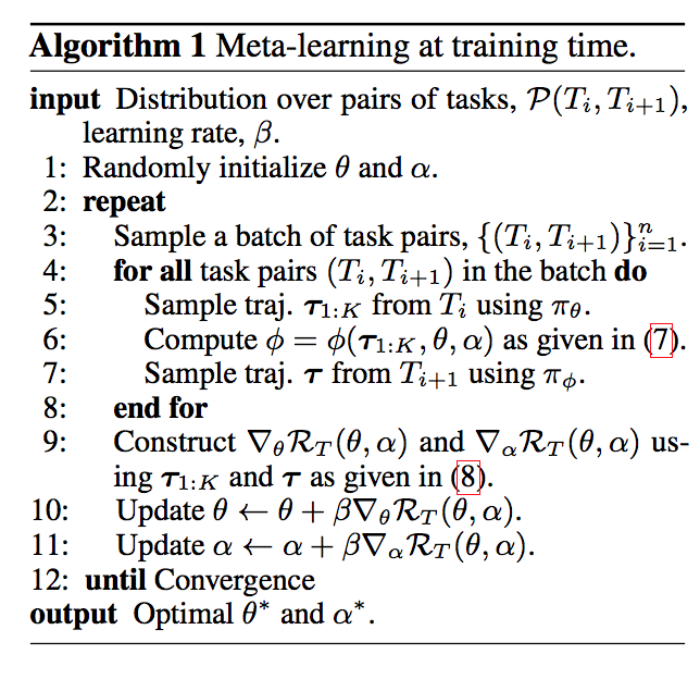 论文笔记 Continuous Adaptation via Meta-Learning in Nonstationary and ...