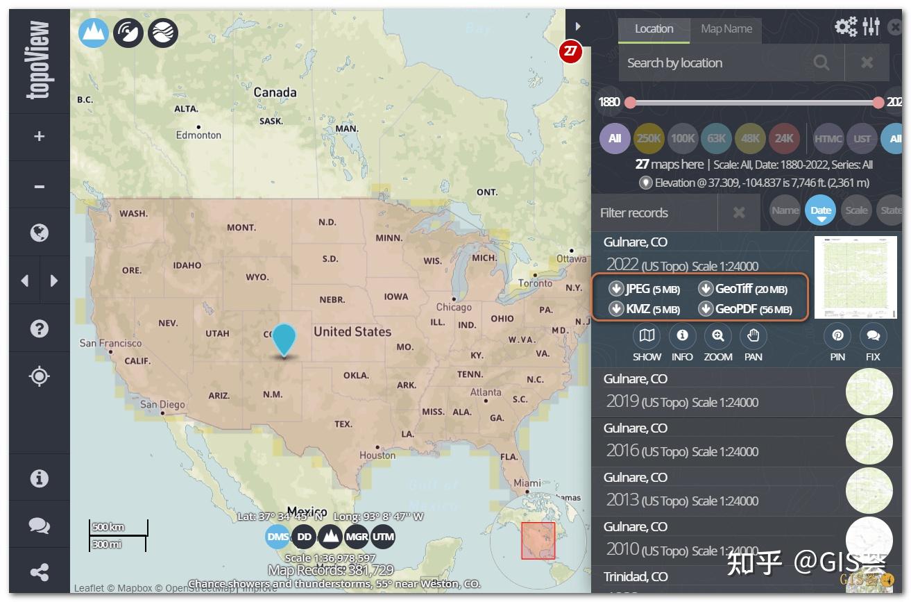 从 USGS 下载全美高清晰度地形图 - 知乎