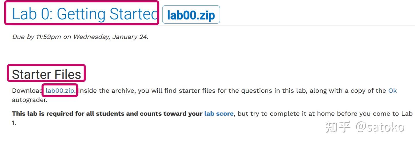 CS61A 2024 SP -- Lab0 - 知乎