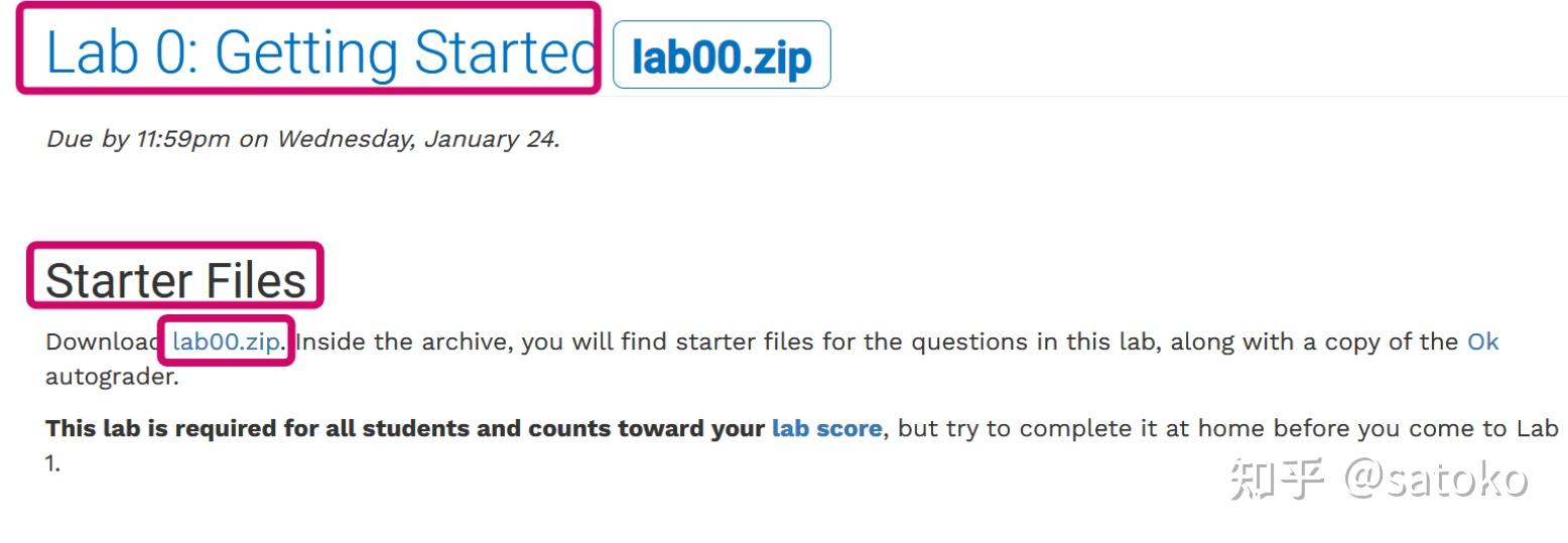 CS61A 2024 SP -- Lab0 - 知乎