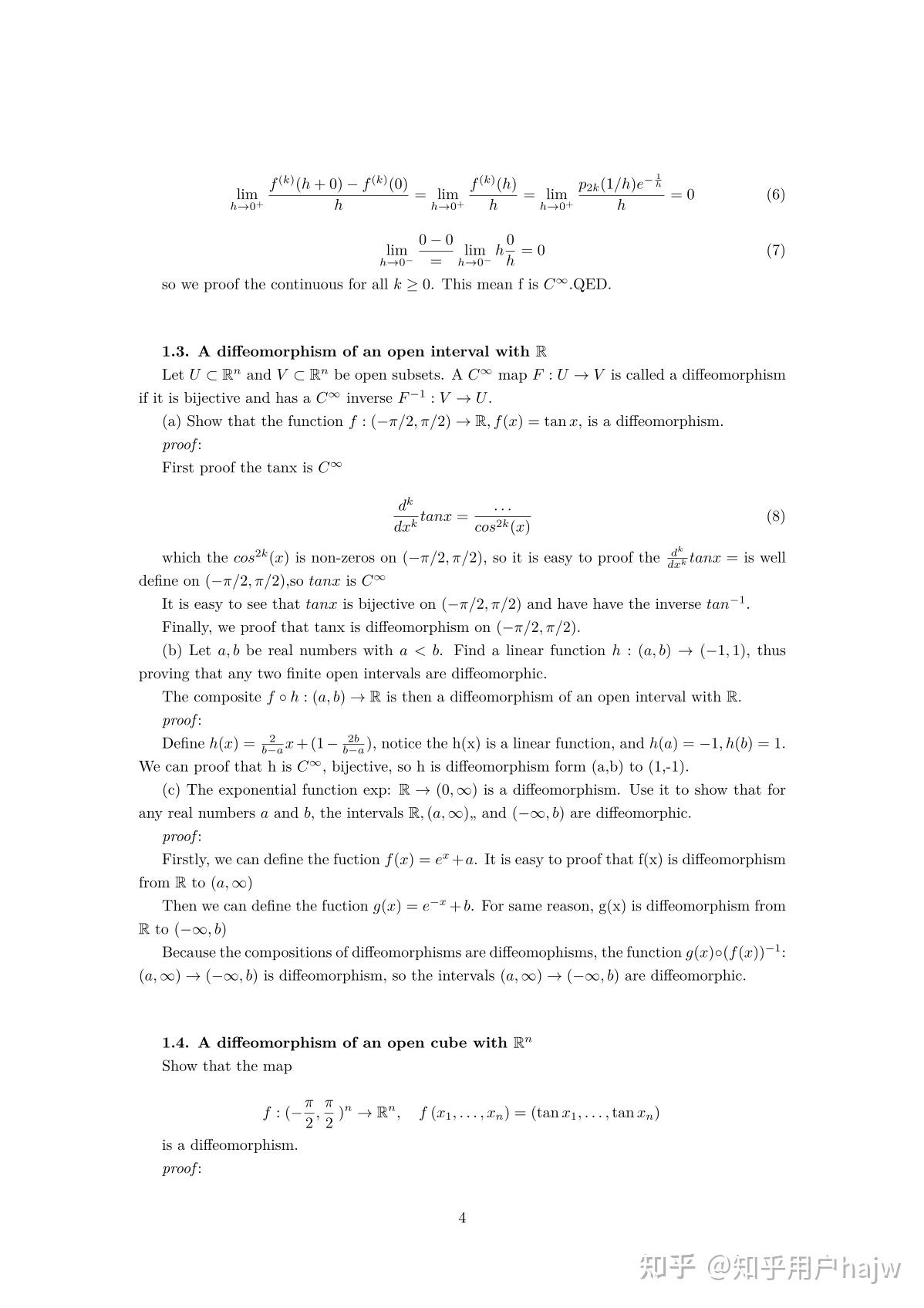 An Introduction to Manifolds 习题解答 1 - 知乎