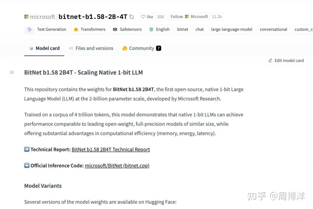 bitnet-b1.58-2B-4T和三进制 - 知乎