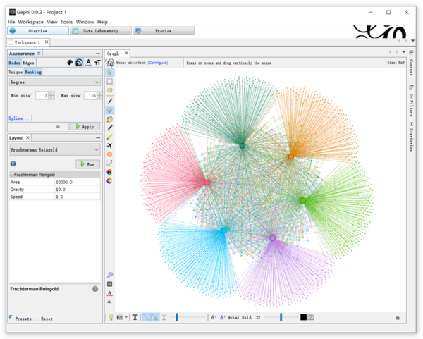 生物信息工具 | 这种好看的“朱缨花”网络图怎么用Gephi绘制？ - 知乎