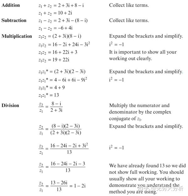 Def. of the Complex Numbers - 知乎