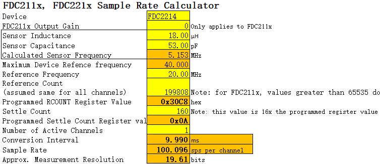 电容传感器FDC2214计算工具FDC_Tools-development5的使用 - 知乎
