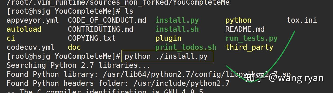 centos7 安装vim8 和YouCompleteMe - 知乎
