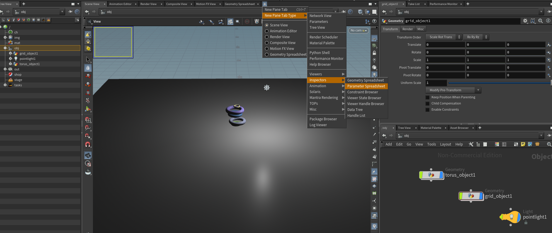 Houdini入门笔记（一）WorkSpace、Panes、View Tools - 知乎