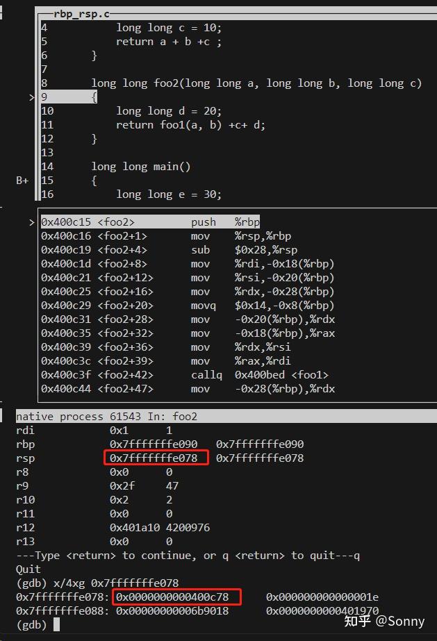 x86_64架构中rbp/rsp配合实现函数调用 - 知乎