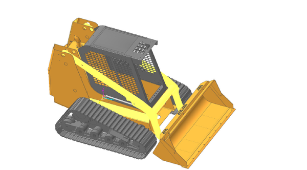 RecurDyn成功案例：小型履带式装载机通过仿真分析来控制成本 - 知乎