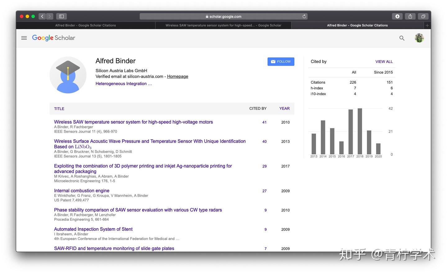 如何实时跟踪一个学者的最新学术成果？ - 知乎