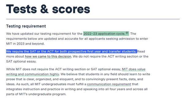 收藏好！申请这些美国大学仍要提交SAT/ACT成绩 - 知乎
