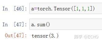 Pytorch学习—— torch.sum() - 知乎