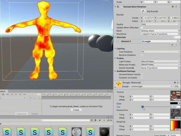Unity Shader 片段舍弃实现溶解效果（附源码） 知乎