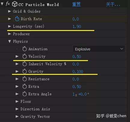 利用AE的CC particle world 制作烟花和火焰 - 知乎