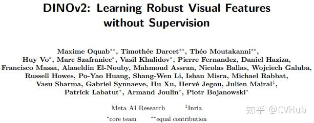 全网最强 DINOv2 论文解读 - 知乎