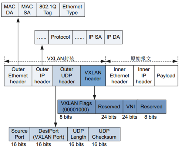 Vxlan理论详解+实验-课2-vxlan报文格式 - 知乎