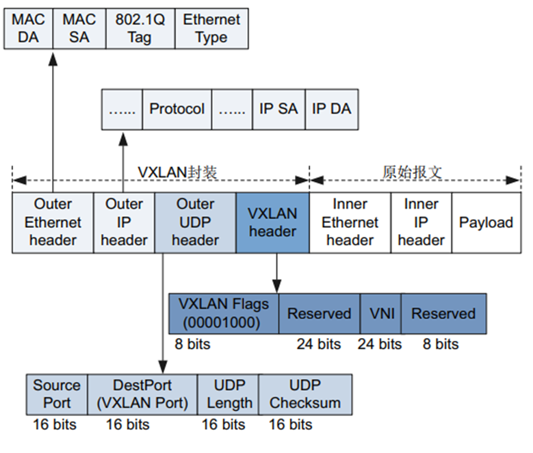 Vxlan理论详解+实验-课2-vxlan报文格式 - 知乎