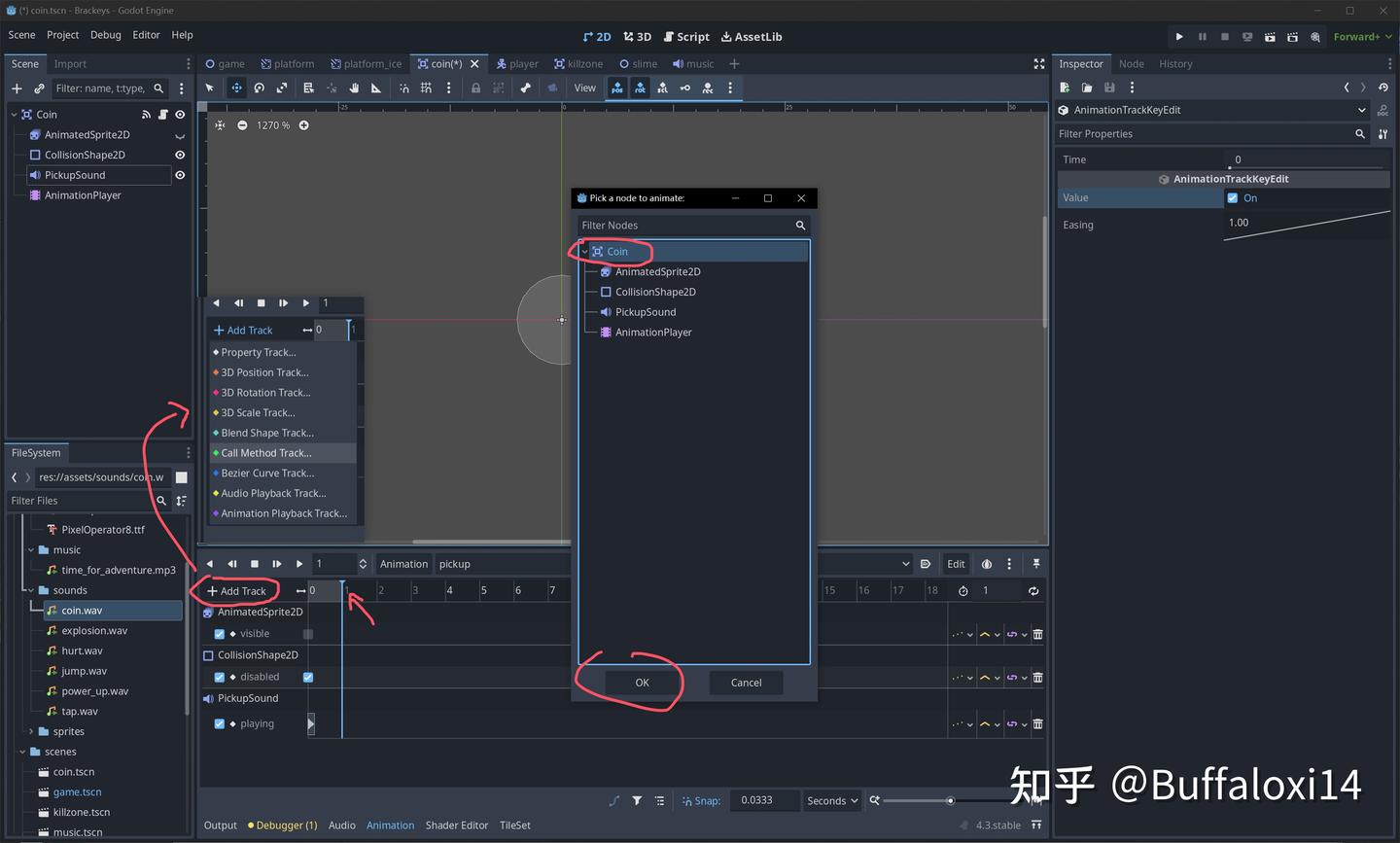 Godot 教程图文【6】文本、音效和导出(完) - 知乎