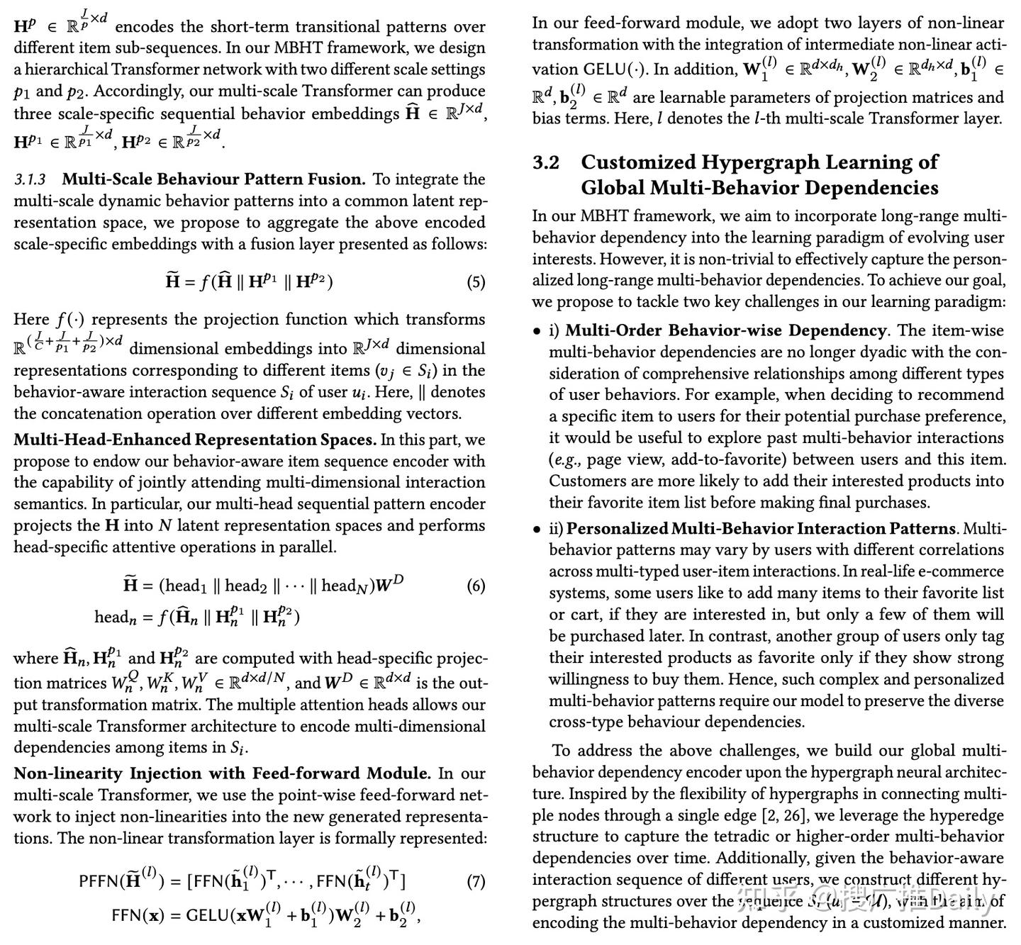 KDD2022｜MBHT：多行为超图增强的Transformer - 知乎