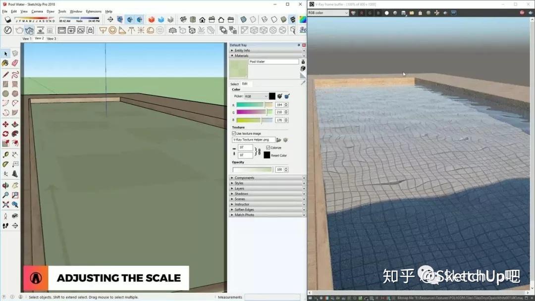 手把手教你如何用vray渲染逼真水面 - 知乎