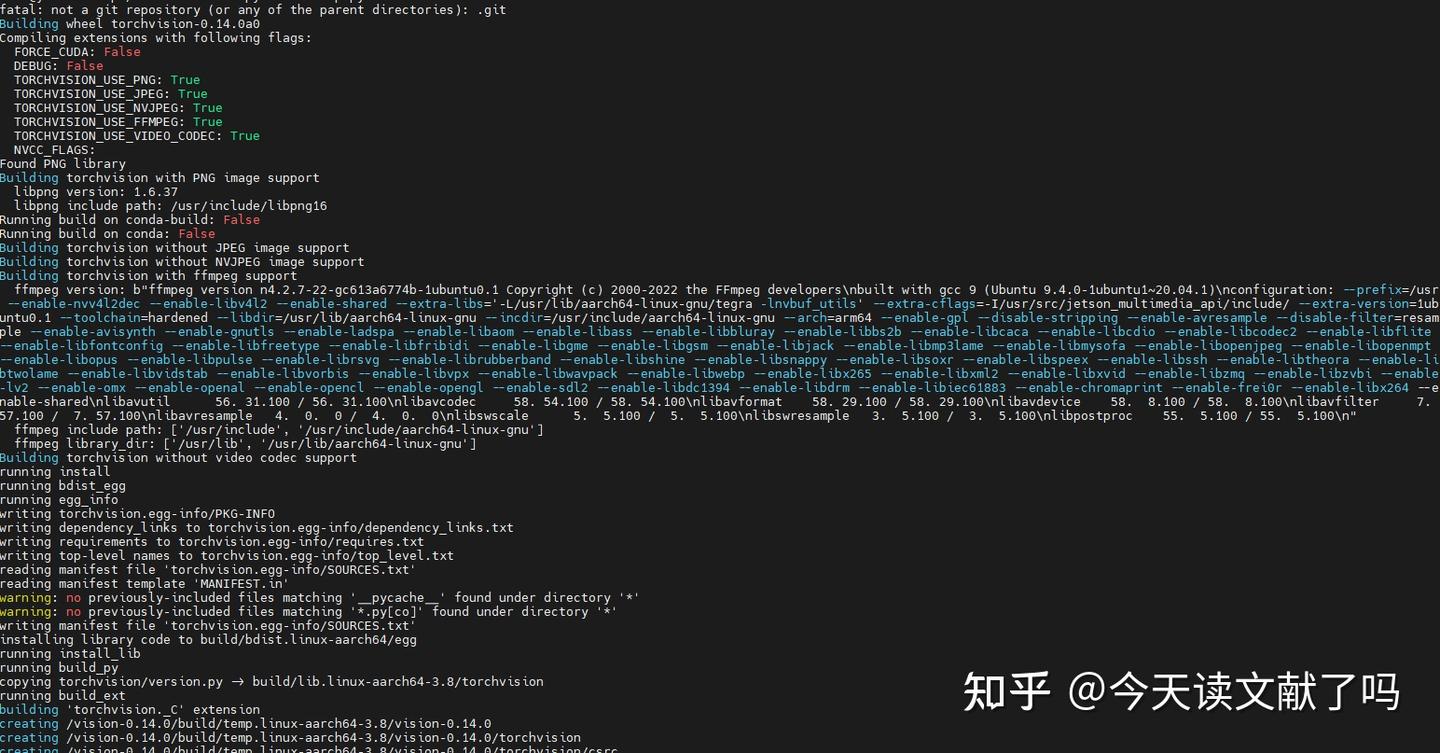 基于JetPack离线安装torch和编译安装torchvision（arm架构） - 知乎